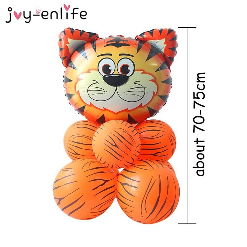 Balloons Tiger and Stripes Party Balloons (Pack of 7 ) – Basics.pk