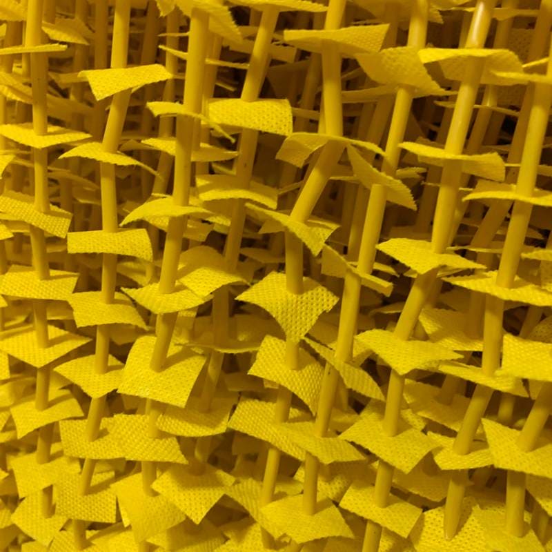 Flowers - Yellow Lari Squares 5-6 feet long – Basics.pk