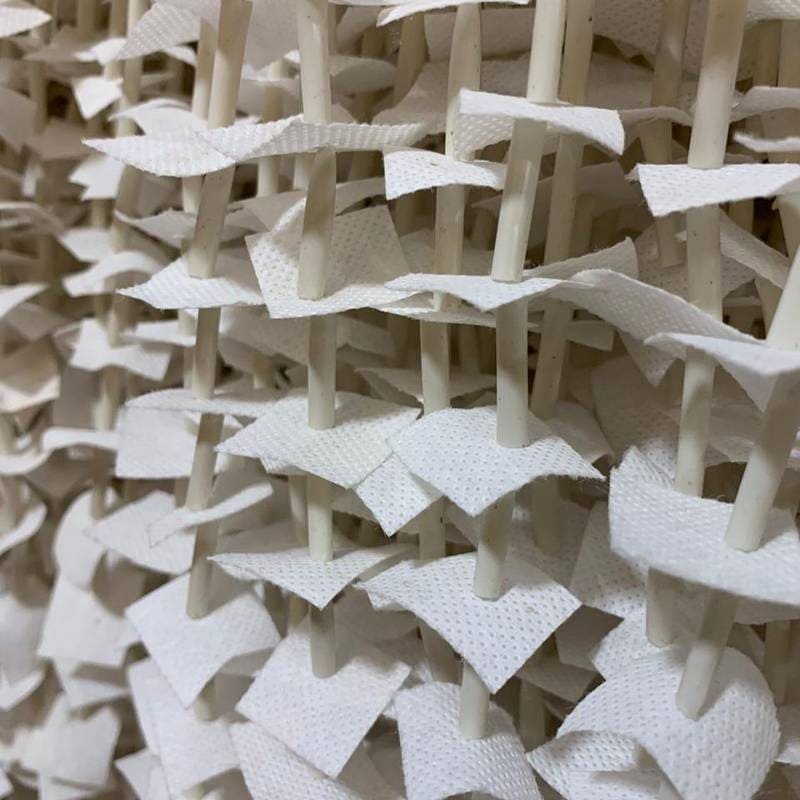 Flowers - White Lari Squares 5-6 feet long – Basics.pk