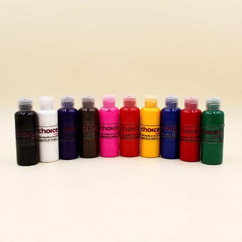CHOICE 250ml Acrylic Paints VIBRANT COLORS – Basics.pk