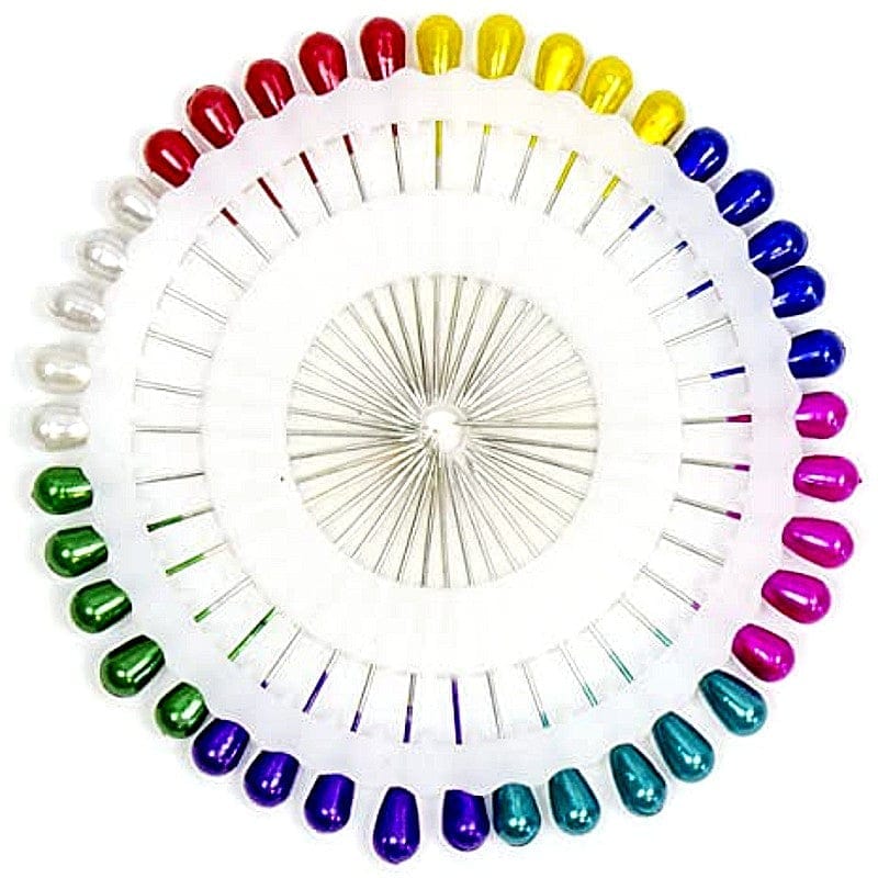 Pearl Pins Multi Colors Pack of 40 pin ( Single Dial ) – Basics.pk