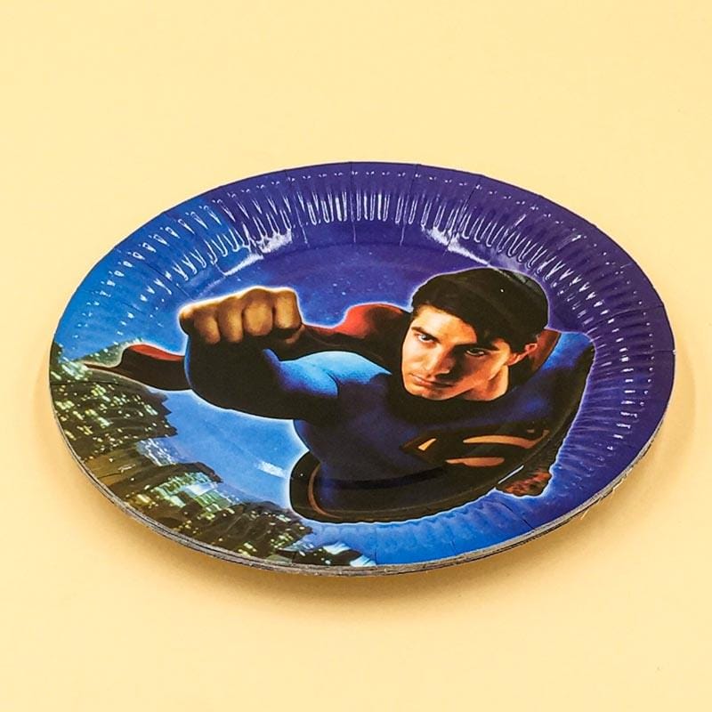 Plates (10 Large) Superman – Basics.pk