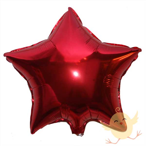 Balloons Foil Star Shape Red – Basics.pk