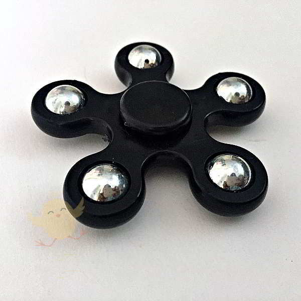 Fidget Spinner Ship-Wheel Black – Basics.pk