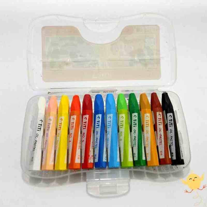 TiTi 12 OIL Pastels color Plastic Case – Basics.pk