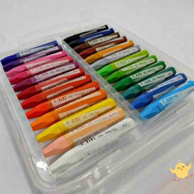 TiTi 24 OIL Pastels color Plastic Case – Basics.pk